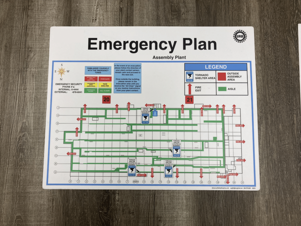 Evacuation Placards - Advanced Safety Graphics