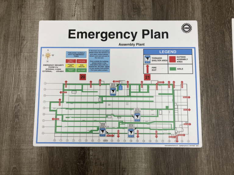 Evacuation Placards - Advanced Safety Graphics