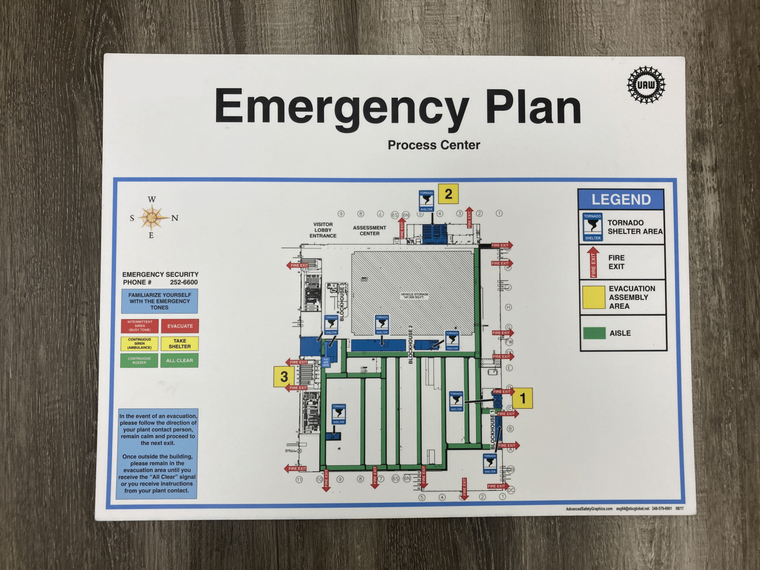 Evacuation Placards - Advanced Safety Graphics