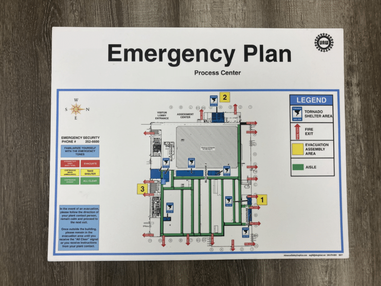 Evacuation Placards - Advanced Safety Graphics